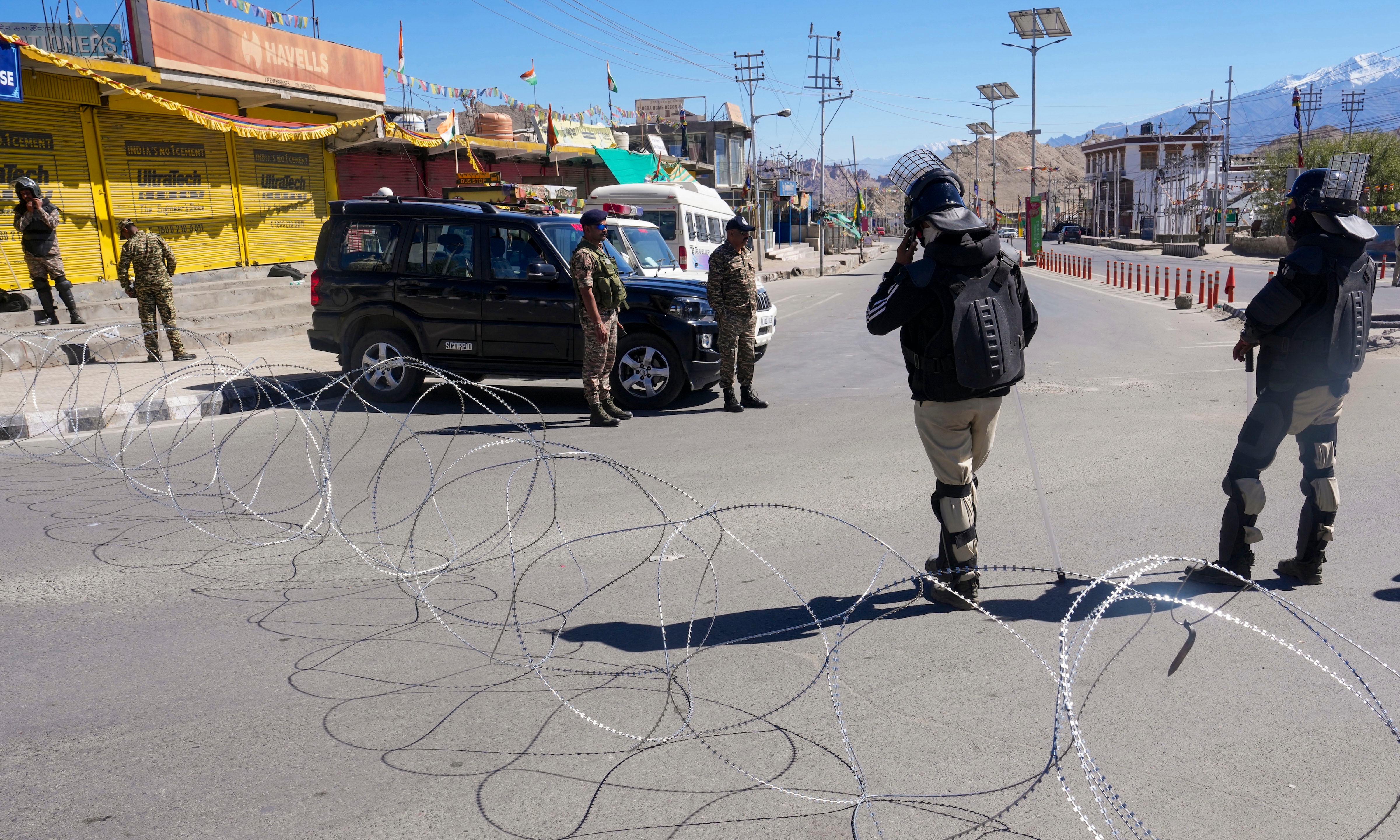 Leh Faces Ongoing Curfew on Day Five Amid Persisting Tensions