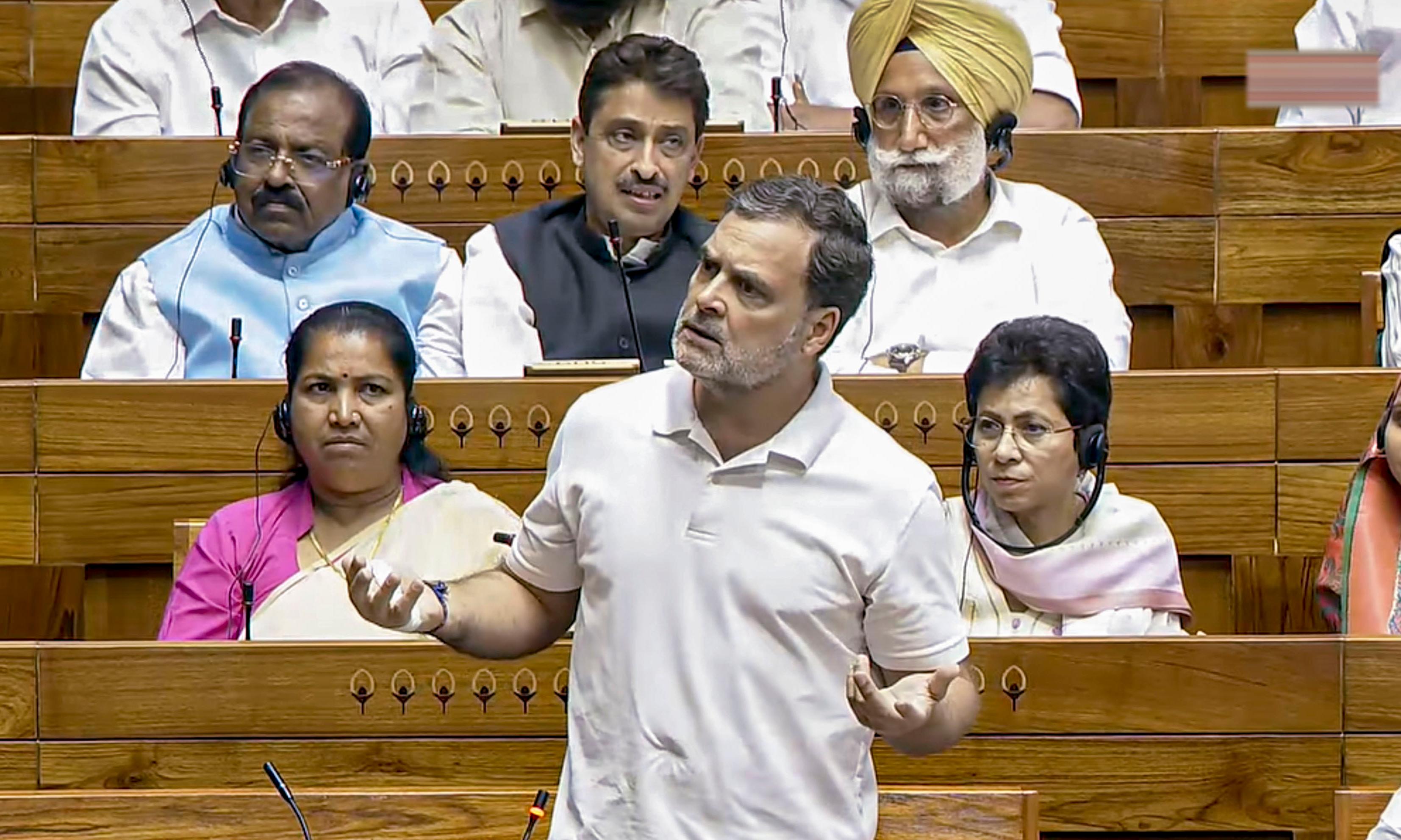 Riddles and Ribbing: Rahul Gandhi’s High-Voltage Speech Sparks Uproar